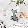 Amazon.com: Catitude Whimsical Cat Raising Middle Finger Figurine ...