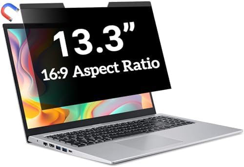 Amazon.com: ZOEGAA Magnetic 13.3 Inch Laptop Privacy Screen Filter ...