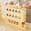 Amazon.com: HGSLA Automatic Rolling Egg Holder for Fridge – 4-Layer ...