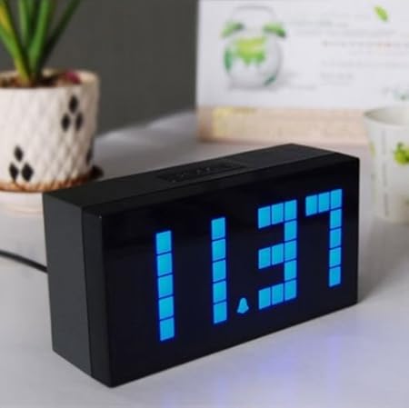 ECVISION Digital Large Big Number Jumbo LED Snooze wall desk Alarm ...