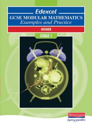 Edexcel GCSE Modular Mathematics: Higher Module 1 Emaples and Practice ...