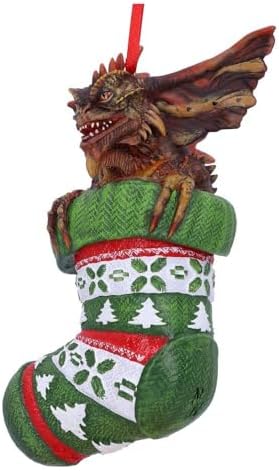 Nemesis Now Gremlins Gizmo in Wreath Hanging Ornament 9.5cm, Resin ...