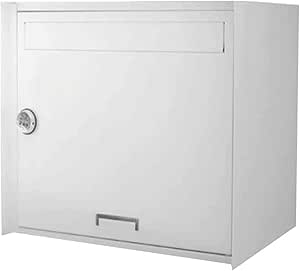 Exquisite Mailbox Square Post Box Home Combination Lock Mailbox Medium ...