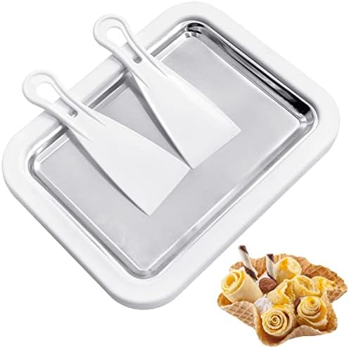 Instant Ice Cream Roll Maker, Uooker Aluminium Alloy DIY Roller Pan ...