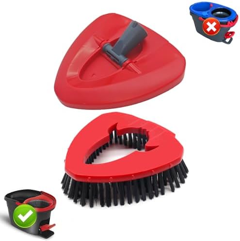 Amazon.com: Scrub Brush Replacement Head and Base for EasyWring Spin ...