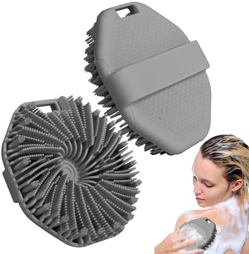 Amazon.com : Black Wolf Silicone Body Scrubber & Exfoliator - Vibrating ...