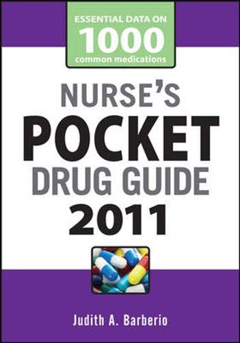Nurse's Pocket Drug Guide 2011: 9780071737678: Medicine & Health ...