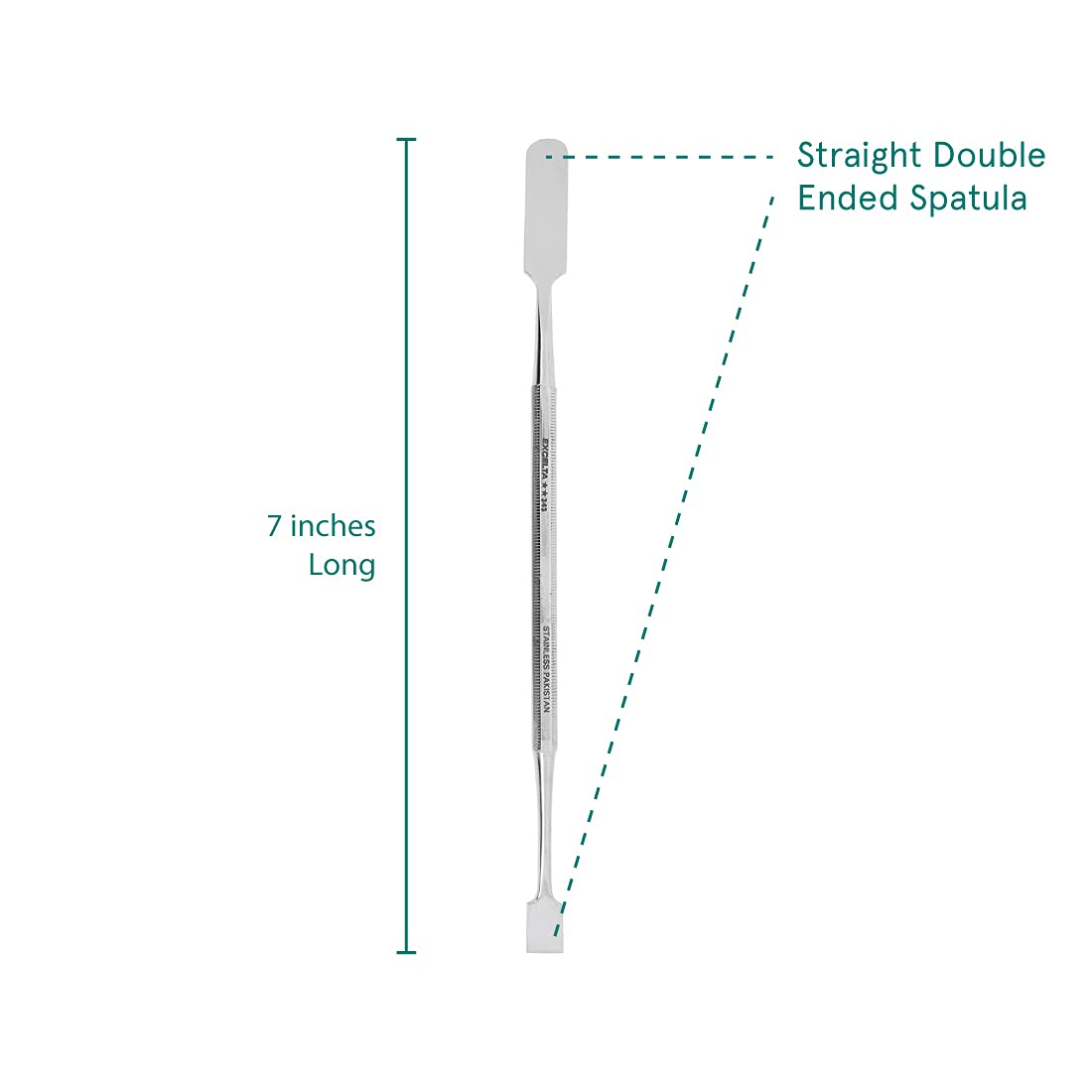 Snapklik.com : Excelta Straight Double Ended Spatula, Two Star ...