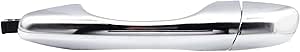 Lcyolada Rear Left Drive Side Chrome Exterior Door Handle w/Cover ...