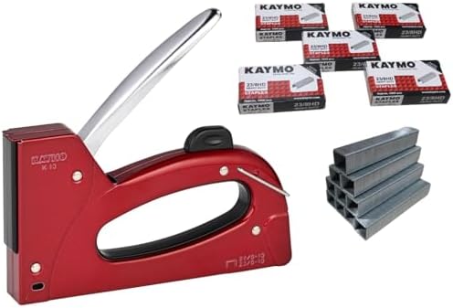 Kaymo Hand Tacker K-10 Metal Body 6-10mm Gun Tacker, Sofa Stapler with ...