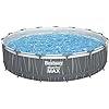 Amazon.com: Bestway Steel Pro MAX Above Ground Swimming Pool (15' x 42 ...
