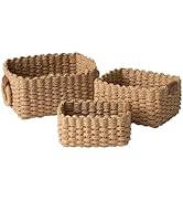 Amazon.com: La Jolie Maison Fluted Cardboard Storage Baskets with ...