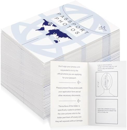 Amazon.com | Humyoun 200 Pcs Thick Passport Photo Holder 5.31 x 3.54 ...