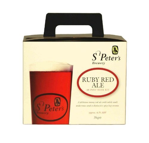 Amazon.com: St Peters Beer Kits - St Peters Ruby Red Home Brew Kit - United Kingdom