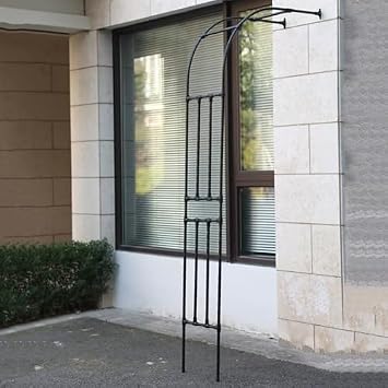 Half Arch Garden Arch, Metal Decorative Arch, Water Proof Garden Arch ...