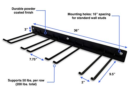 StoreYourBoard BLAT Garage Garden Tool Organizer Wall Mount, Garage ...