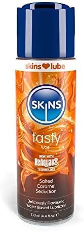 Amazon.com: SKINS Edible Lube - Salted Caramel Lube - Flavored Lube for ...