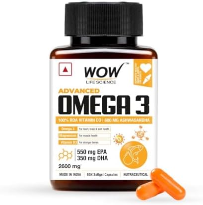 WOW Life Science Advanced Omega 3 Capsule for Men and Women