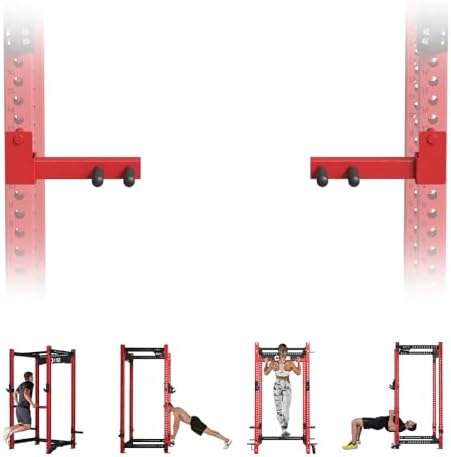 3"x3" Power Cage, 2400LB Multi-Function Power Rack, Commercial Squat ...