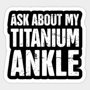 Amazon.com: Cyborg Ankle | Joint Replacement Ankle Surgery Sticker ...