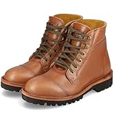 Amazon.com: JIM GREEN Numzaan Boots Lace-Up Water Resistant Full Grain ...