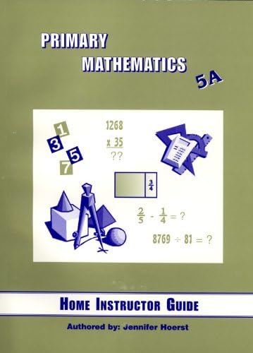 Amazon.com: Primary Mathematics 5A Home Instructor's Guide U.S. Edition ...
