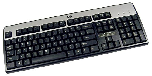 Amazon.in: Buy HP 434820-001 PS/2 Keyboard Basic Vista, Silver/Black ...