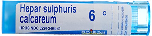 Boiron Hepar Sulphuris Calcareum, 6C Pellets, 80 Count Tube ...