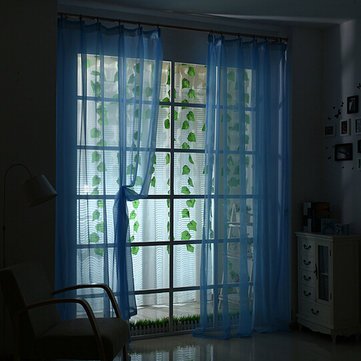 Translucent Sheer Tulle Voile Organdy Curtain Drape Wedding Decor for ...