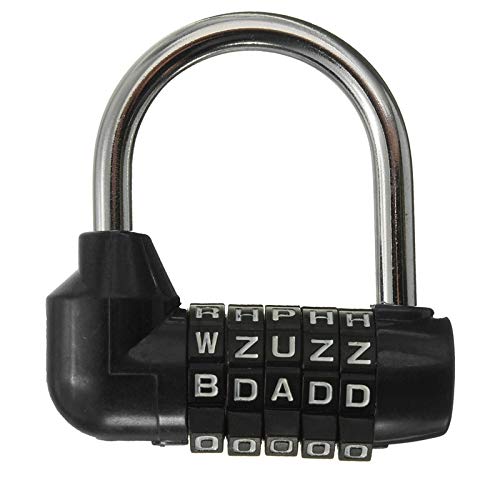 Generic Plastic Shell and Stainless Steel Shackle Five Digit Number ...