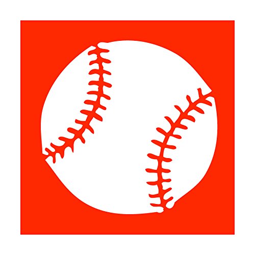 Amazon.com : Auto Vynamics - Stencil-Baseball-Ball - Detailed Baseball ...