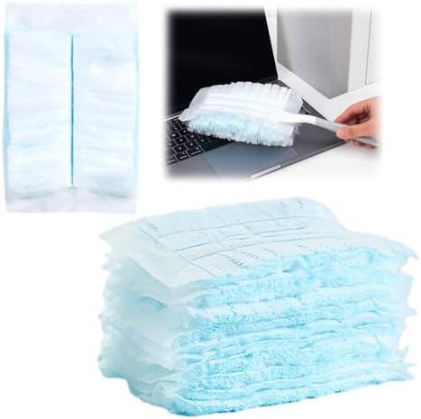 10Pcs Disposable Dust Magnet Set,Duster Head Refills,Fluffy Dusters ...