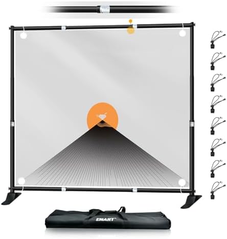 Amazon.com : Versatile Heavy Duty Backdrop Stand with Wheels, 10 * 7ft ...