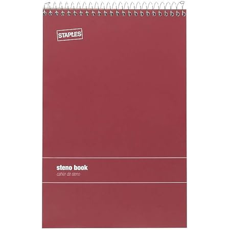 Amazon.com : Amazon Basics Steno Books, 6" x 9", Gregg Rule, Green ...