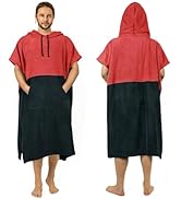 Amazon.com: Zingtto Surf Poncho Changing Robe Extra Large Thick Towel ...