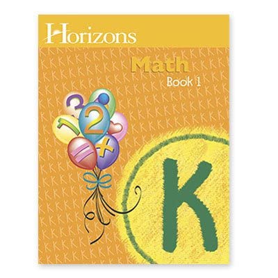 Amazon.com: Horizons Math Kindergarten Student Book 1: 9780740340536 ...