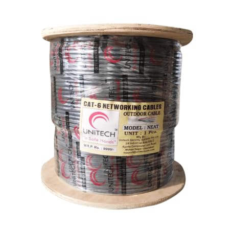 Unitech Heavy Duty Outdoor Cable Pure Copper RJ45 Category LD Coated ...