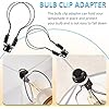 Lamp Shade Light Bulb Clip Adapter, Clip on Lampshade Adapter Includes ...