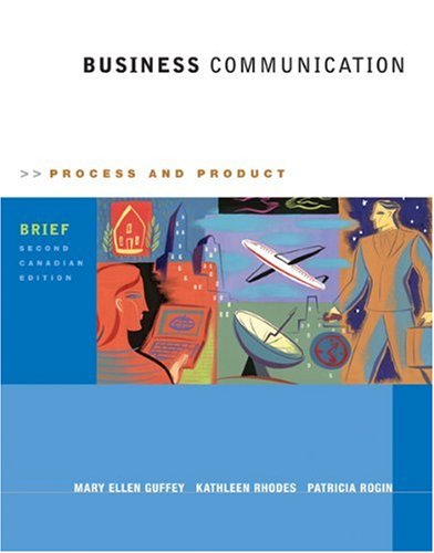 Business Communication: Process and Product, 2nd Edition: Mary Ellen ...
