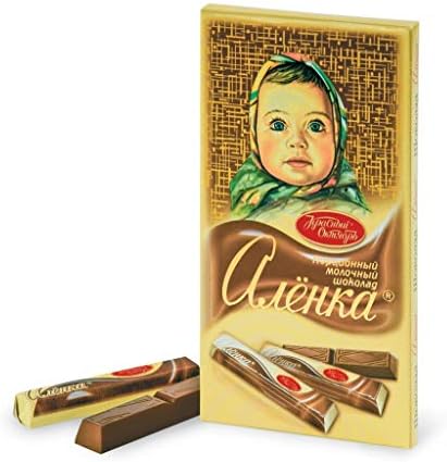 Amazon.com : Milky Chocolate Alenka Imported Russian Sweets Candy Food ...