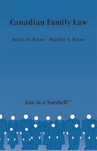 Buy Canadian Family Law (Law in a Nutshell) Book Online at Low Prices ...