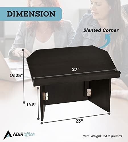 Snapklik.com : Adir Foldable Tabletop Podium - Portable Presentation ...