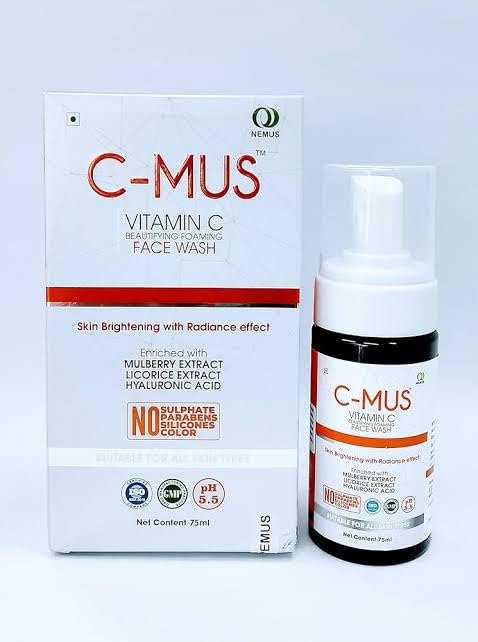 C Mus Vitamin C Foaming Face Wash 75ml : Amazon.in: Beauty