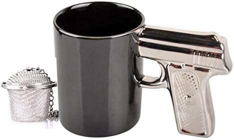Amazon.com: UCEC Gun-Shaped Ceramic Coffee Mug - Unique Father's Day ...