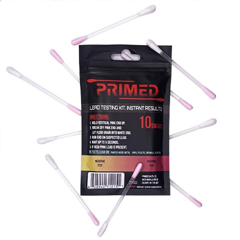 PRIMED Lead Test Kit - Contractor Pack - 100 Tests - Rapid Testing Kit ...