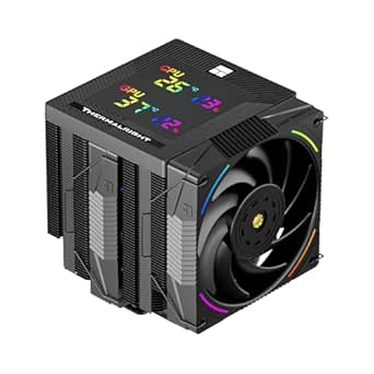 Thermalright Phantom Spirit 120 Enfriador de CPU digital EVO, ventiladores dobles PWM, 7 tubos ...