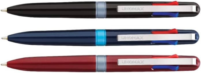 Unomax 4Tron 4 Colour Ball Point Pen | Premium Matt Finish | Double ...