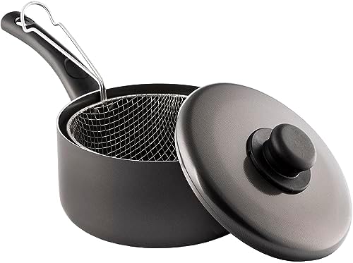 Royal Cuisine 20cm Stainless Steel Chip Pan Induction Pot Deep Fry ...