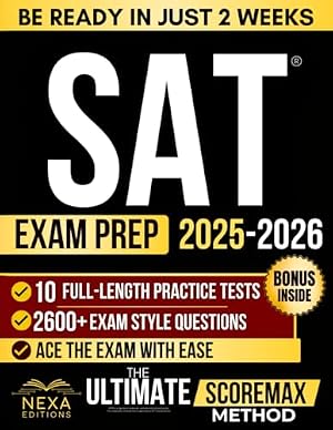 SAT Test Prep: The Complete & Up-to-Date Prep Book with Full-Length ...
