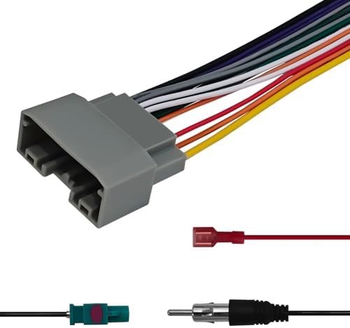 Amazon.com: Msyuusr 3 PCS Car Radio Stereo Wiring Harness Connector ...